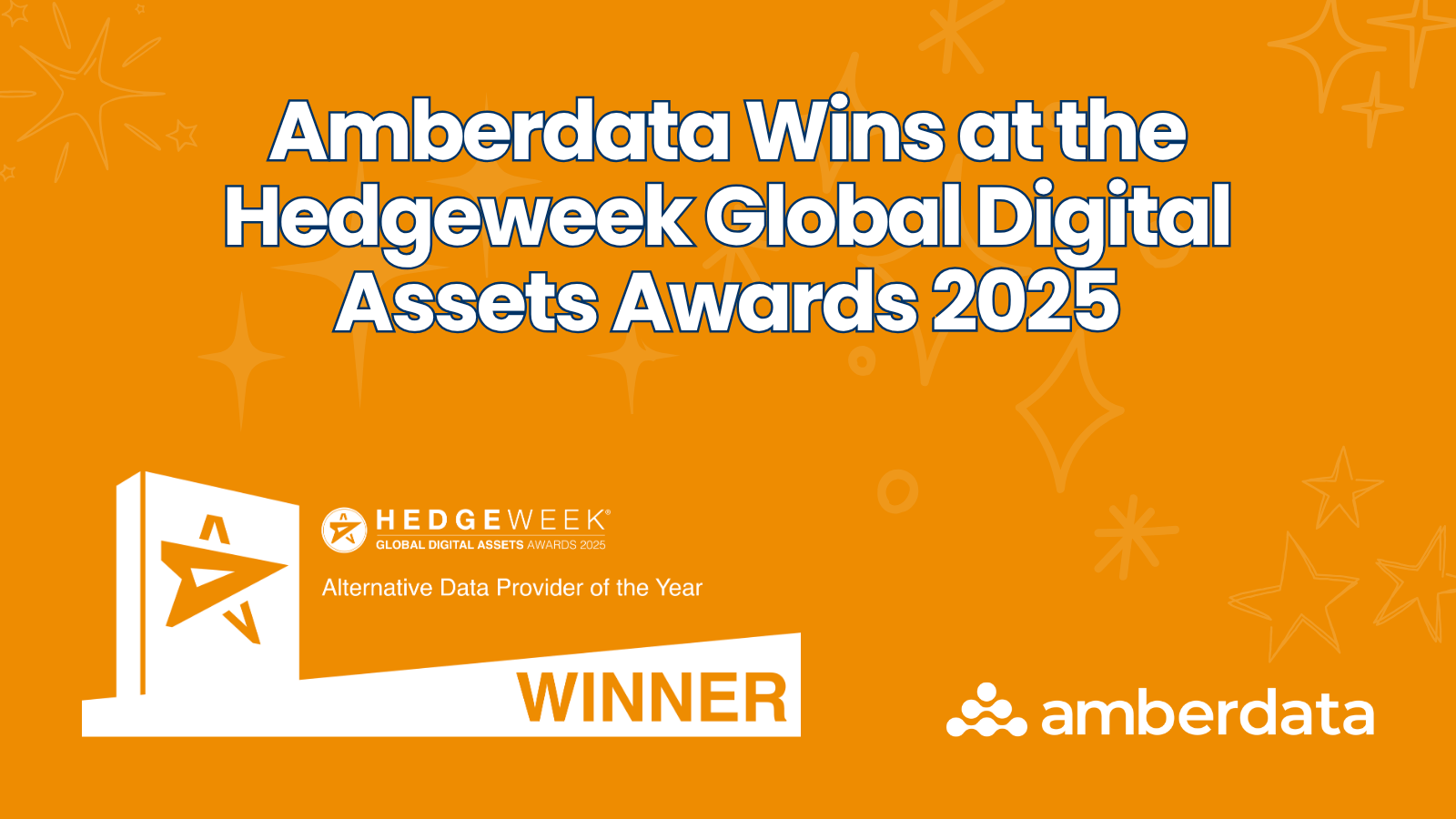 Amberdata Wins at the Hedgeweek Global Digital Assets Awards 2025